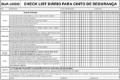 Check List Diário para Cinto de Segurança - Download
